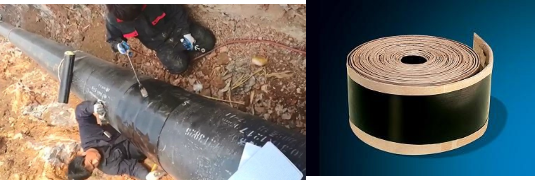 Croppable Heat Shrink Wrapping Tape For Underground Pipe Joints Coating